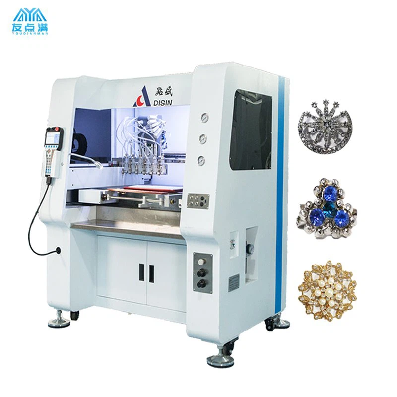 DS-DDN-8 CCD Automatic Rhinestone Setting Machine | 30,000 Stones/Hour ...